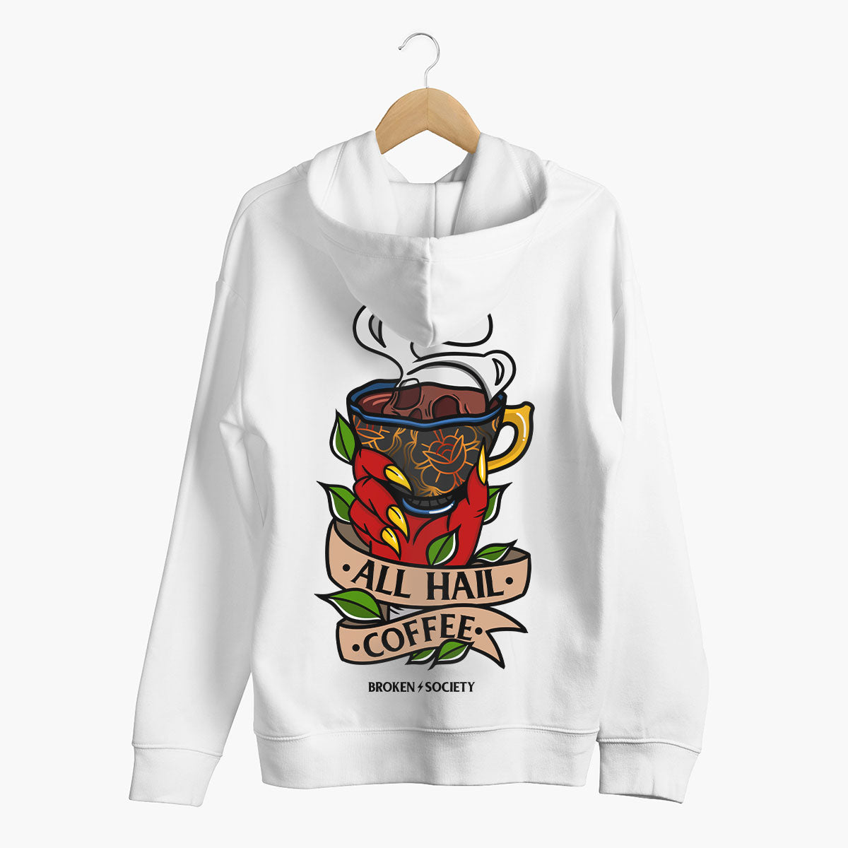 All Hail Coffee Hoodie (Unisex) | Broken Society