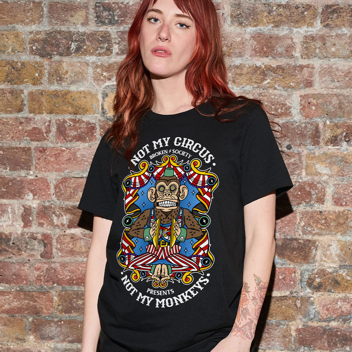 Not My Circus Front Print T-Shirt (Unisex) | Broken Society