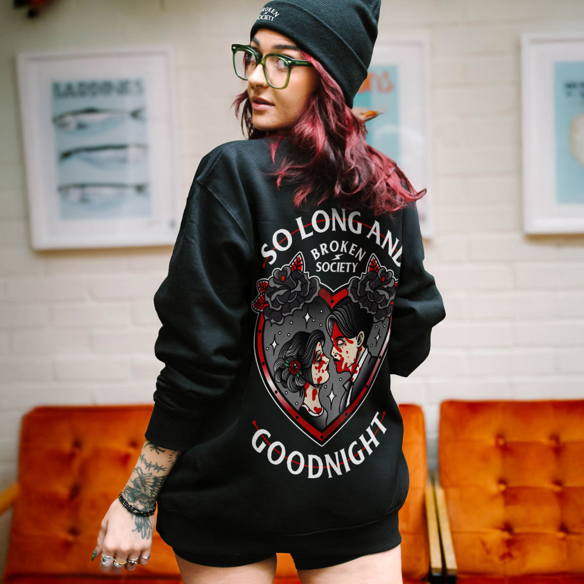 So Long And Goodnight Sweatshirt (Unisex) | Broken Society
